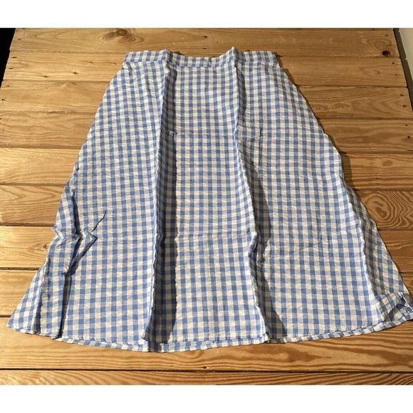 Isaac Mizrahi | Skirts | New Isaac Mizrahi Live Seersucker Gingham Midi ...